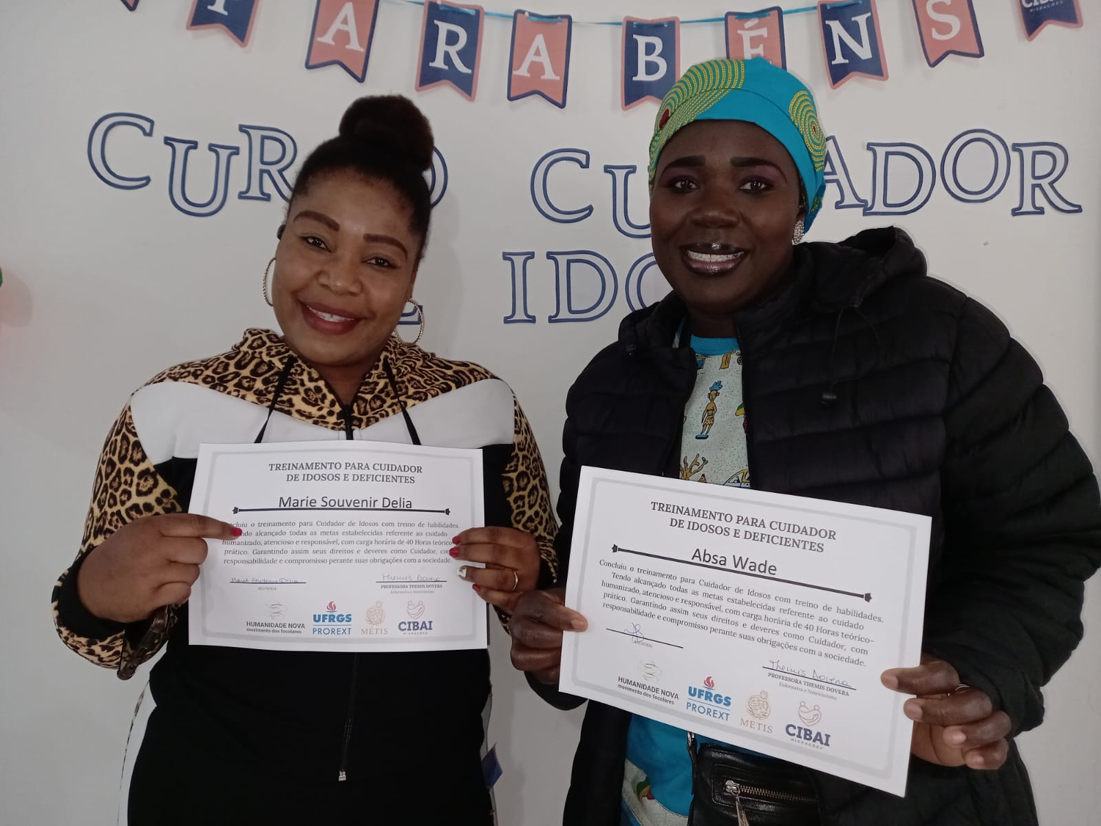 CIBAI Migrações celebrated the graduation of caregivers of migrant ...