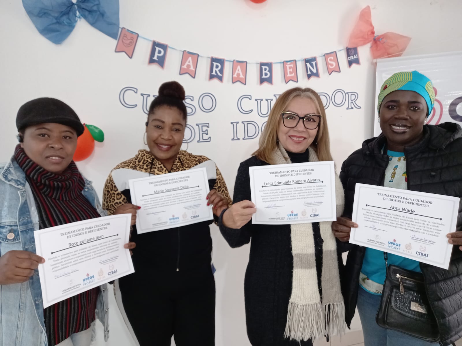 CIBAI Migrações celebrated the graduation of caregivers of migrant ...